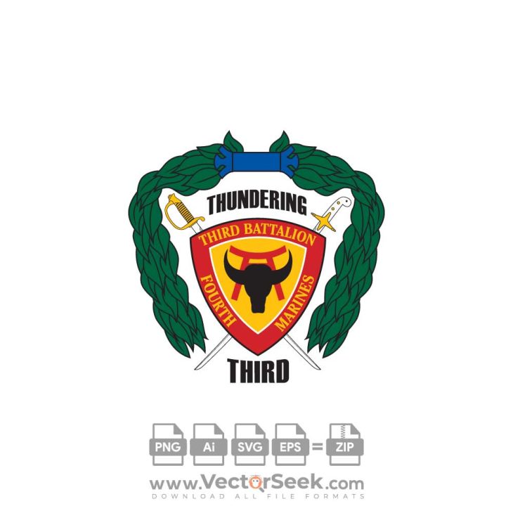 3rd Battalion 4th Marine Regiment USMC Logo Vector - (.Ai .PNG .SVG ...