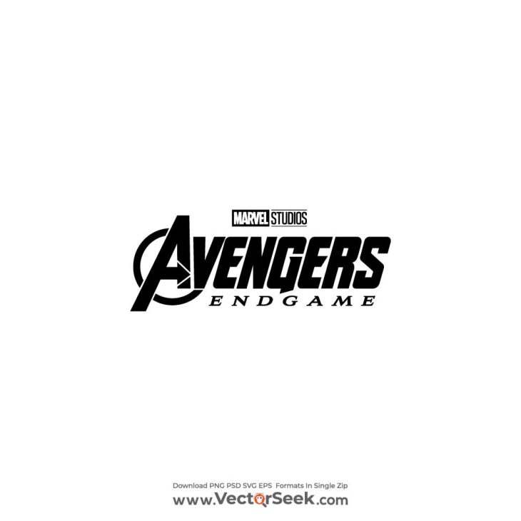 Avengers Endgame Black Logo Vector - (.Ai .PNG .SVG .EPS Free Download)