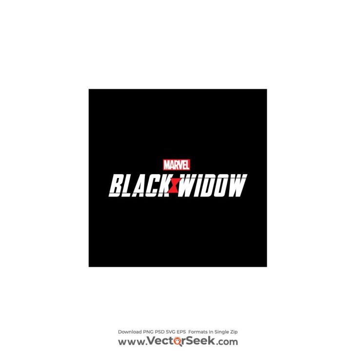 Black Widow with Black Background Logo Vector - (.Ai .PNG .SVG .EPS ...