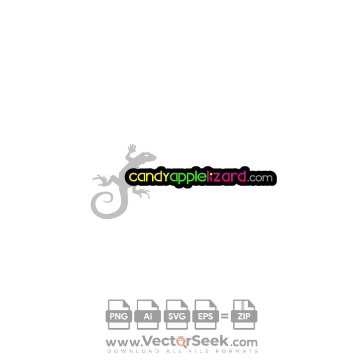 Candy Apple Lizard Logo Vector - (.Ai .PNG .SVG .EPS Free Download)