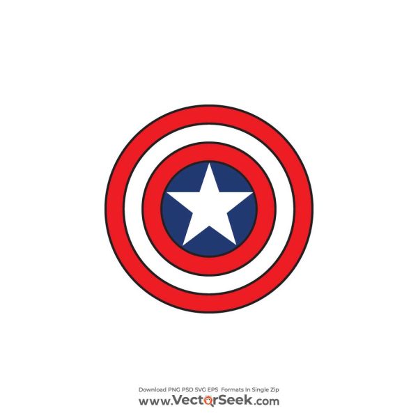 Captain America Shield Logo Vector - (.Ai .PNG .SVG .EPS Free Download)