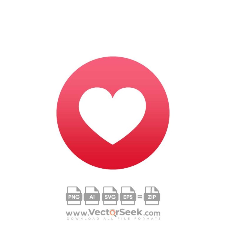 Facebook Reaction Love Logo Vector - (.Ai .PNG .SVG .EPS Free Download)