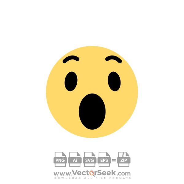 Facebook Reaction Wow Logo Vector - (.Ai .PNG .SVG .EPS Free Download)