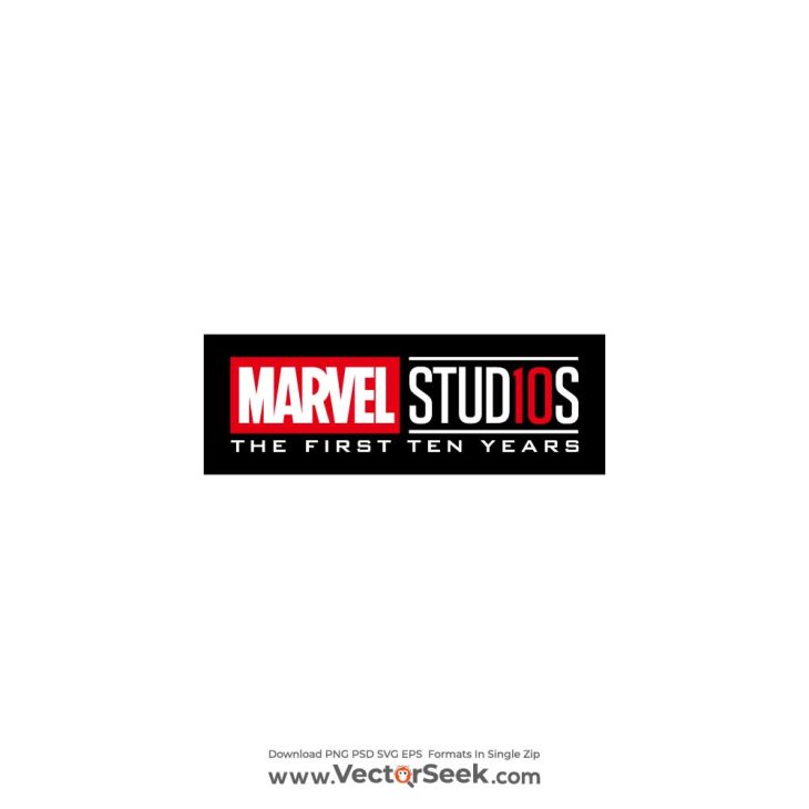 Marvel Studios The First Ten Years Logo Vector - (.Ai .PNG .SVG .EPS Free Download)