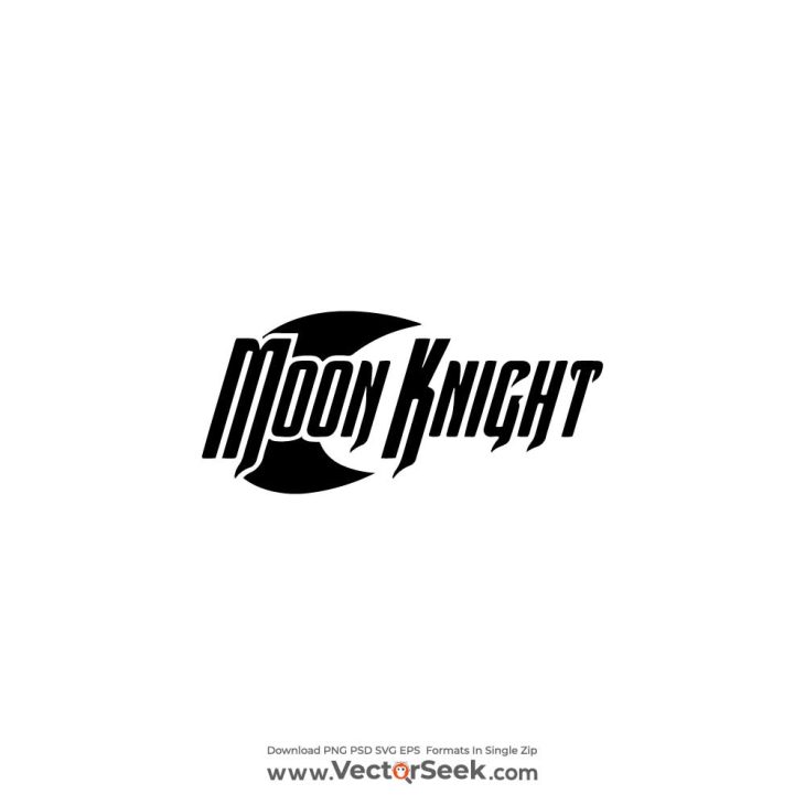 Moon Knight Black Logo Vector - (.Ai .PNG .SVG .EPS Free Download)