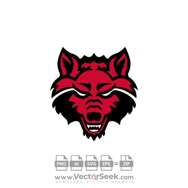 Arkansas State Red Wolves Logo Vector - (.Ai .PNG .SVG .EPS Free Download)