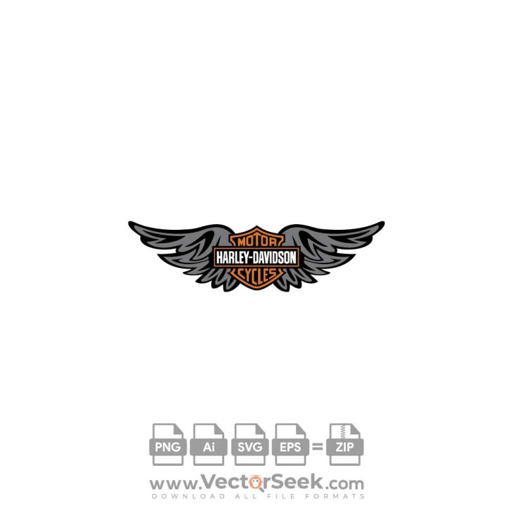 Harley Wings Logo Vector - (.Ai .PNG .SVG .EPS Free Download)