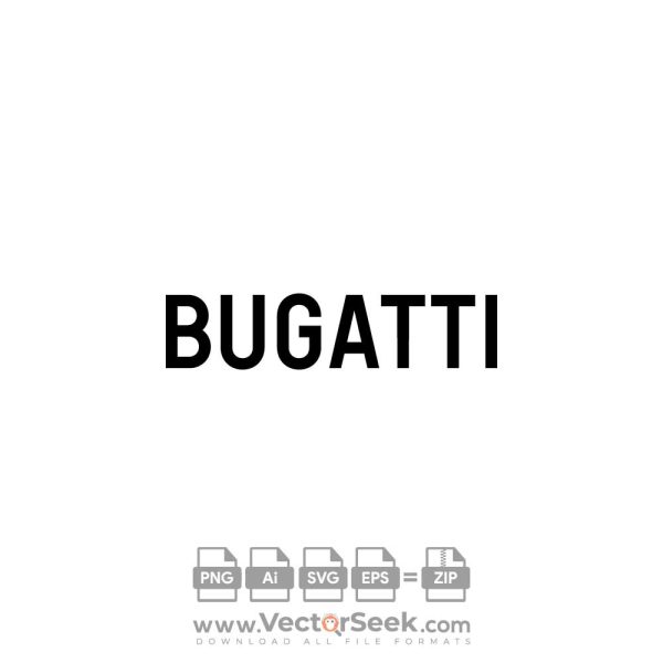 Bugatti New Logo Vector - (.Ai .PNG .SVG .EPS Free Download)