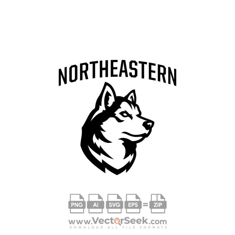 Northeastern Huskies Logo Vector - (.Ai .PNG .SVG .EPS Free Download)