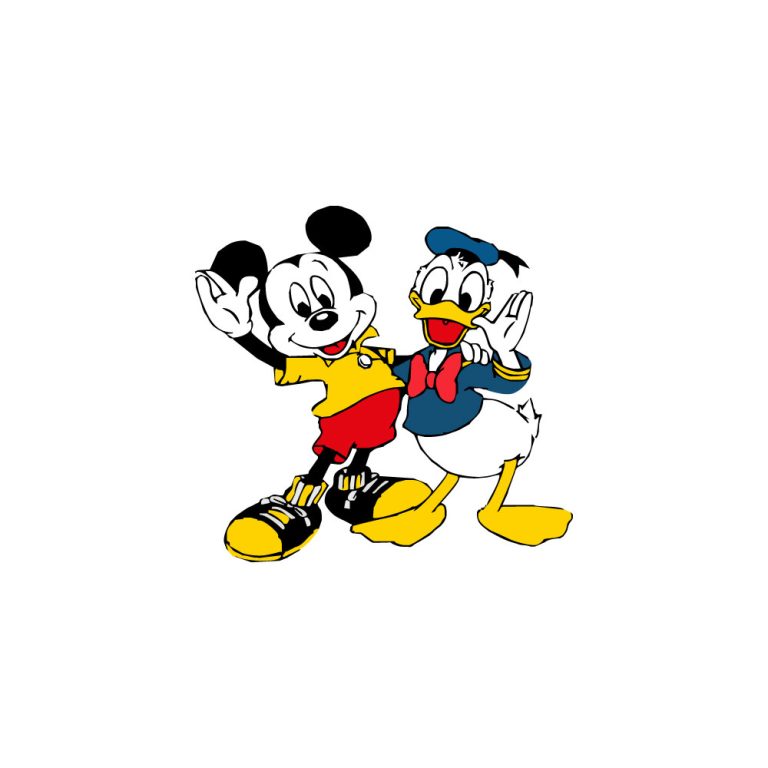 mickey mouse & donald duck Logo Vector - (.Ai .PNG .SVG .EPS Free Download)