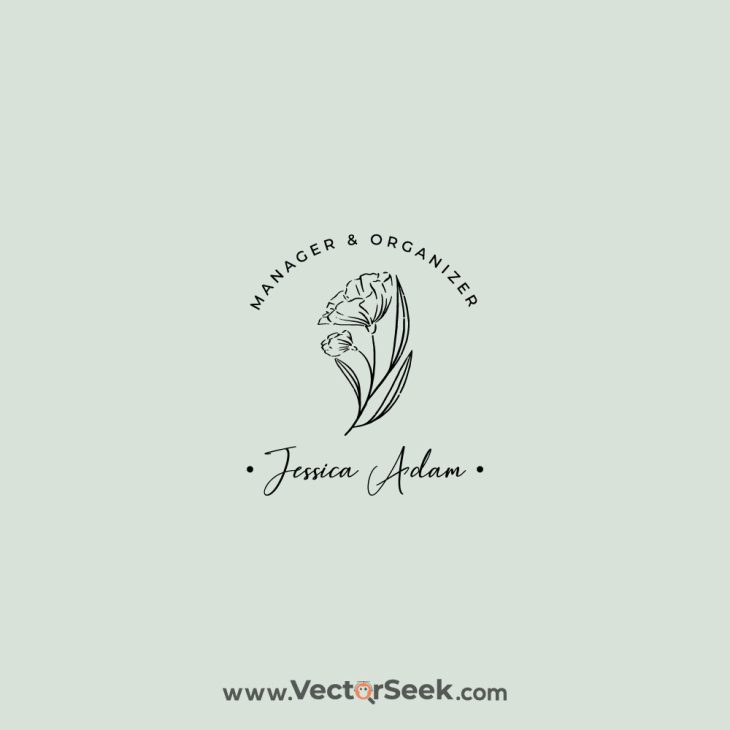 Event Manager & Organizer FLoral Logo Template - (.Ai .PNG .SVG .EPS ...