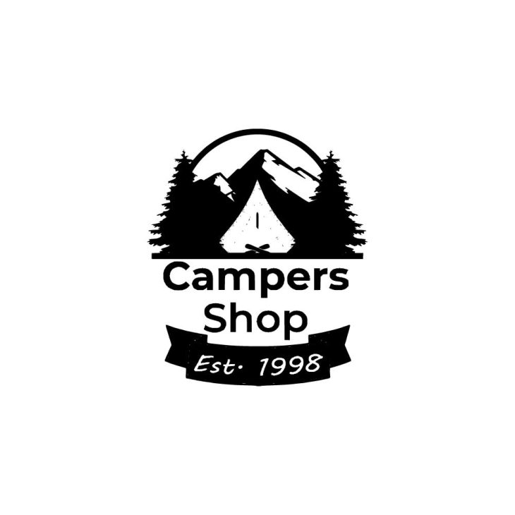 Campers Shop Logo Vector - (.Ai .PNG .SVG .EPS Free Download)