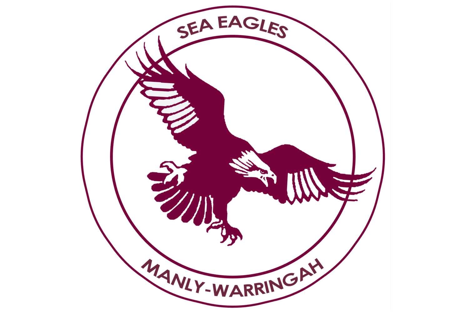 MANLY WARRINGAH SEA EAGLES LOGO VECTOR - (.Ai .PNG .SVG .EPS Free Download)