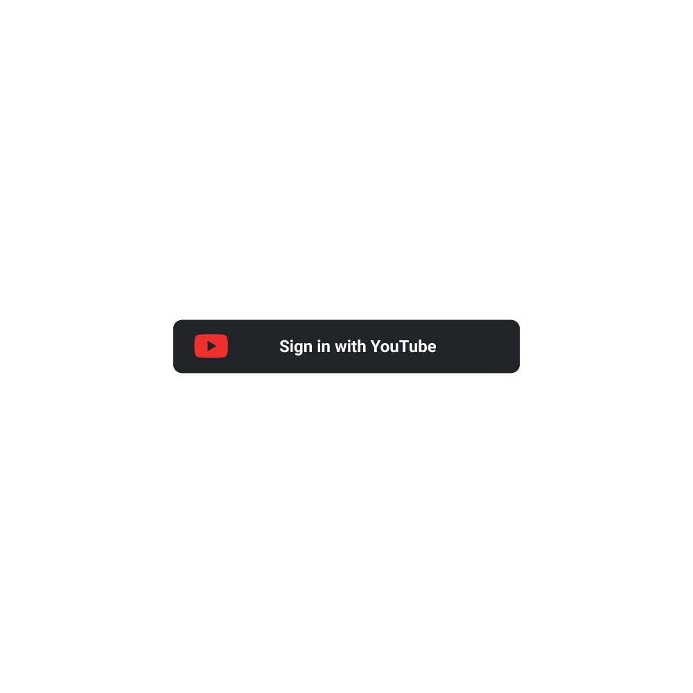 Sign in with Youtube Black Button - (.Ai .PNG .SVG .EPS Free Download)