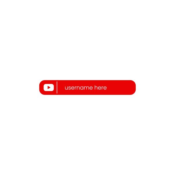 YouTube Lower Third Vector - (.Ai .PNG .SVG .EPS Free Download)