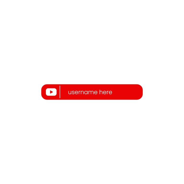 YouTube Lower Third Vector - (.Ai .PNG .SVG .EPS Free Download)