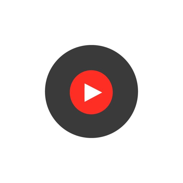 Youtube Music Vinyl Logo Vector - (.Ai .PNG .SVG .EPS Free Download)