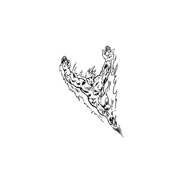 human torch Logo Vector - (.Ai .PNG .SVG .EPS Free Download)