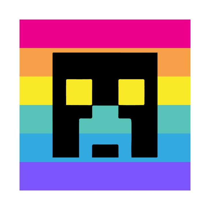 Minecraft pride logo - (.Ai .PNG .SVG .EPS Free Download)