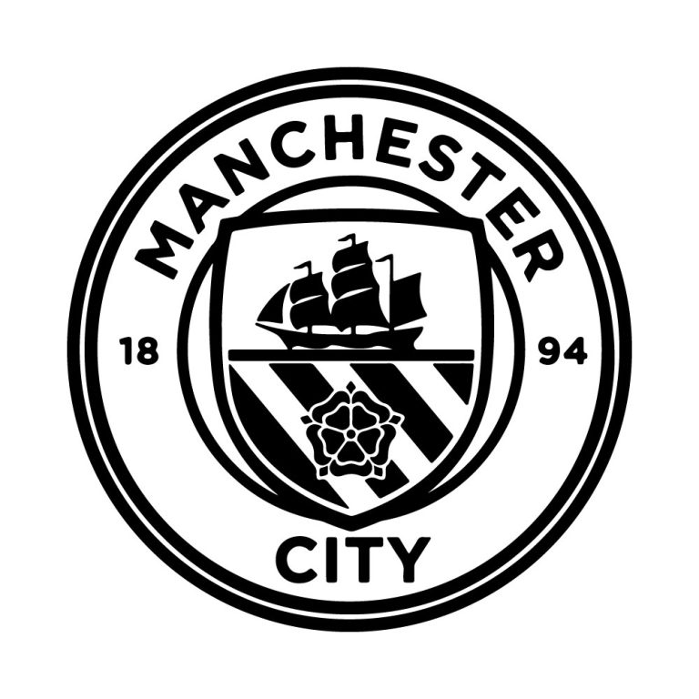 Manchester City Black Logo Vector - (.Ai .PNG .SVG .EPS Free Download)