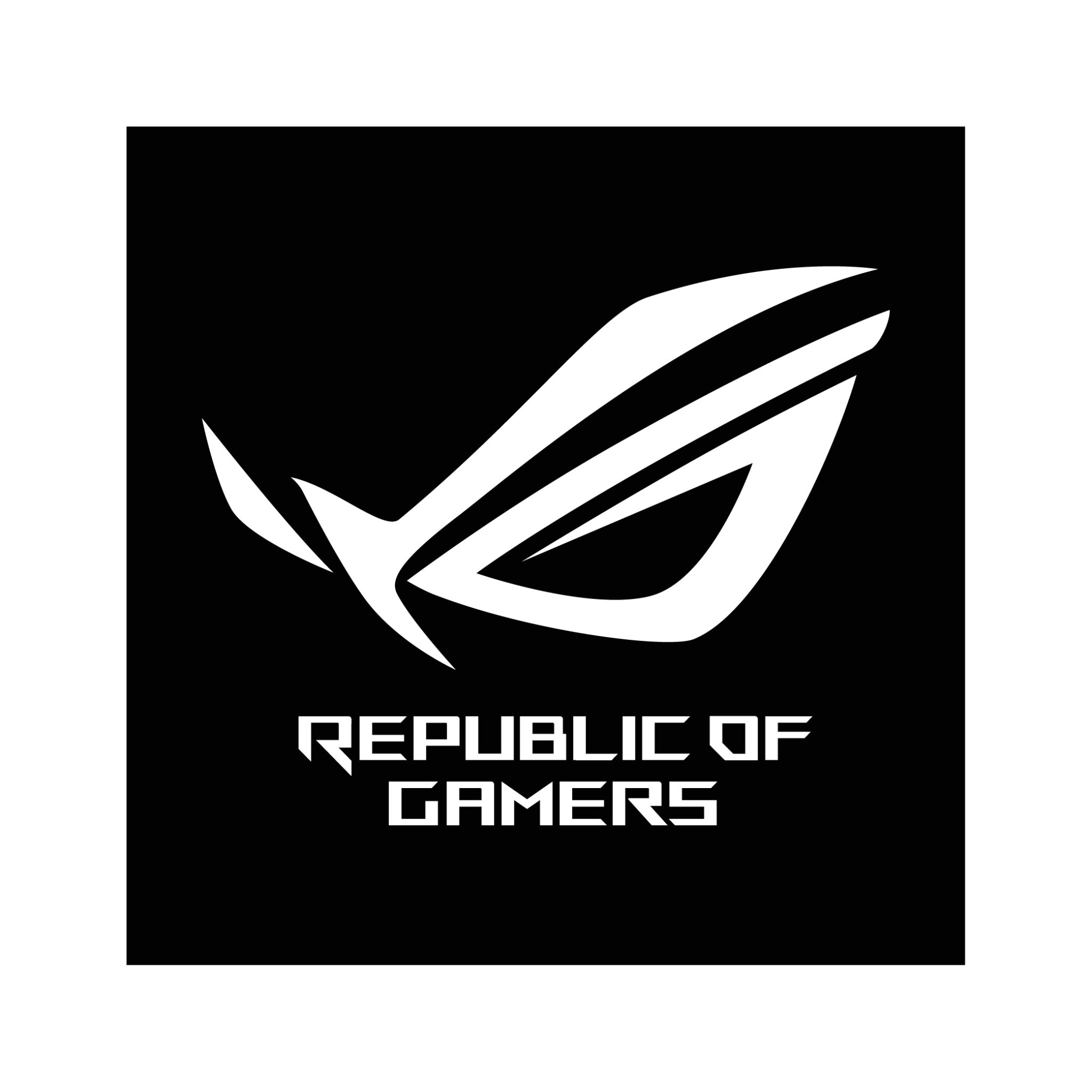 Republic of Gamers White Logo Vector - (.Ai .PNG .SVG .EPS Free Download)