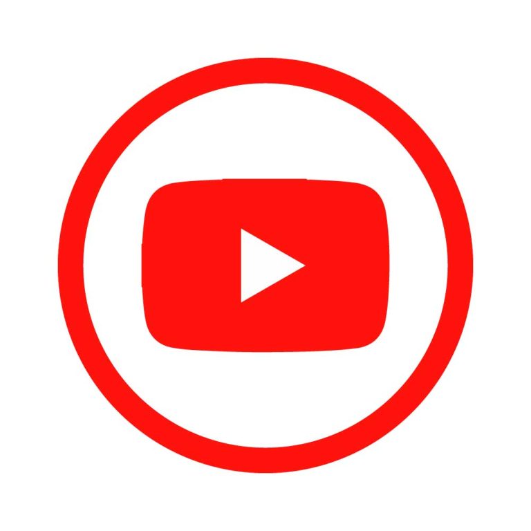 YouTube Round Icon Vector - (.Ai .PNG .SVG .EPS Free Download)