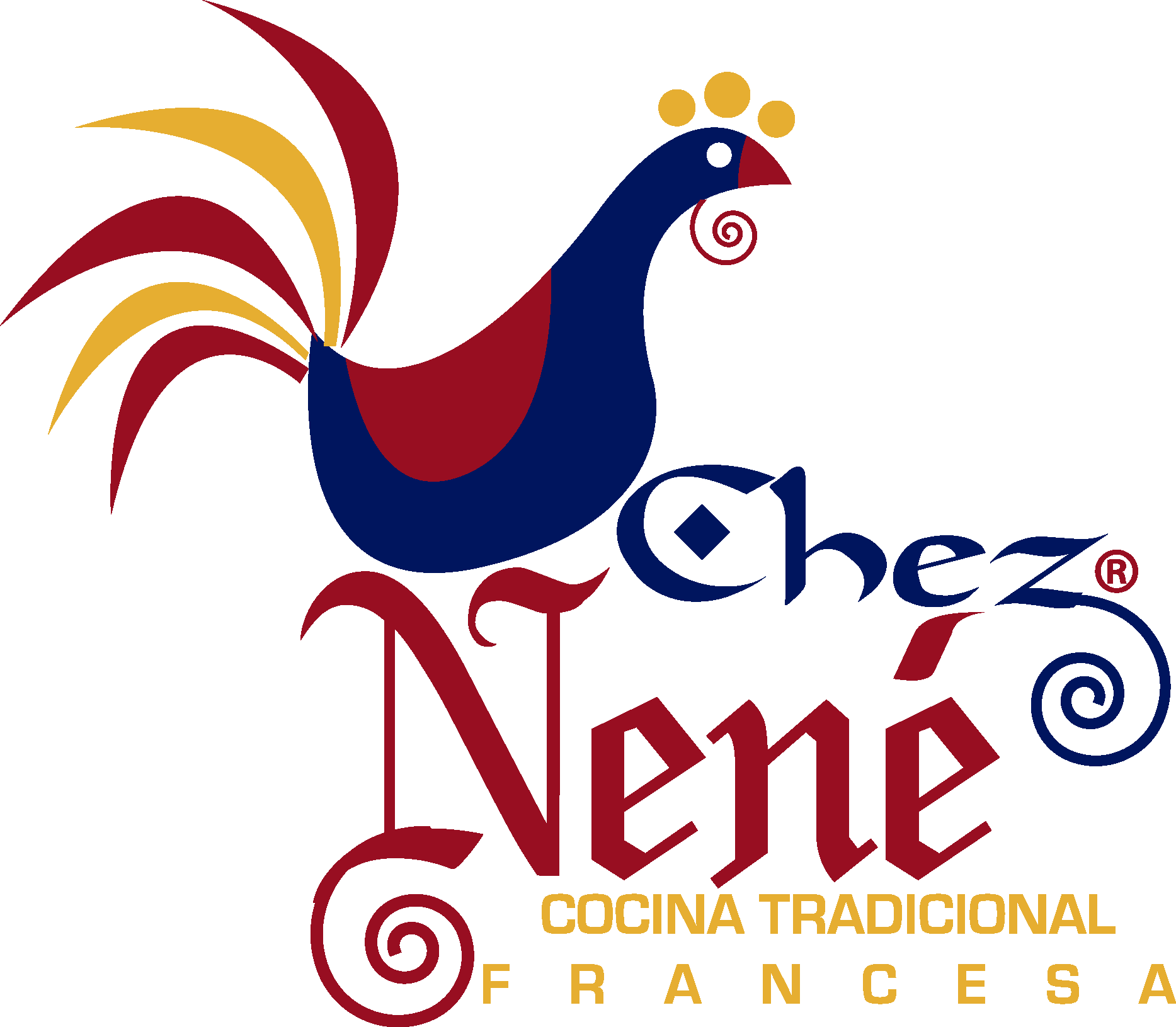 CHEZ NENЙ cocina tradicional Francesa Logo PNG, SVG, AI Vector – Free ...
