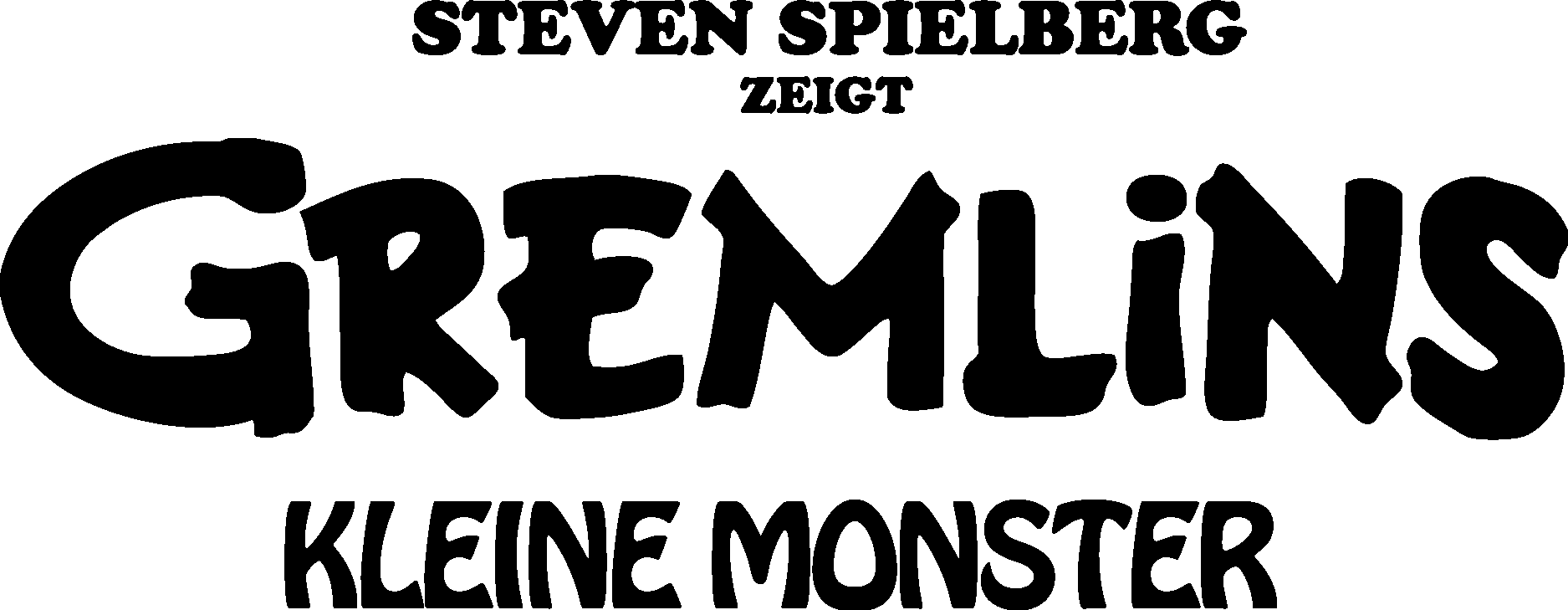 Gremlins Kleine Monster logo in PNG SVG Vector format - Free Download
