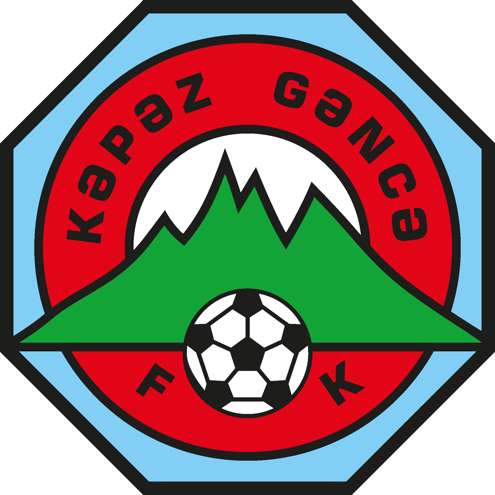 FK Kəpəz Gəncə old logo in PNG SVG Vector format - Free Download