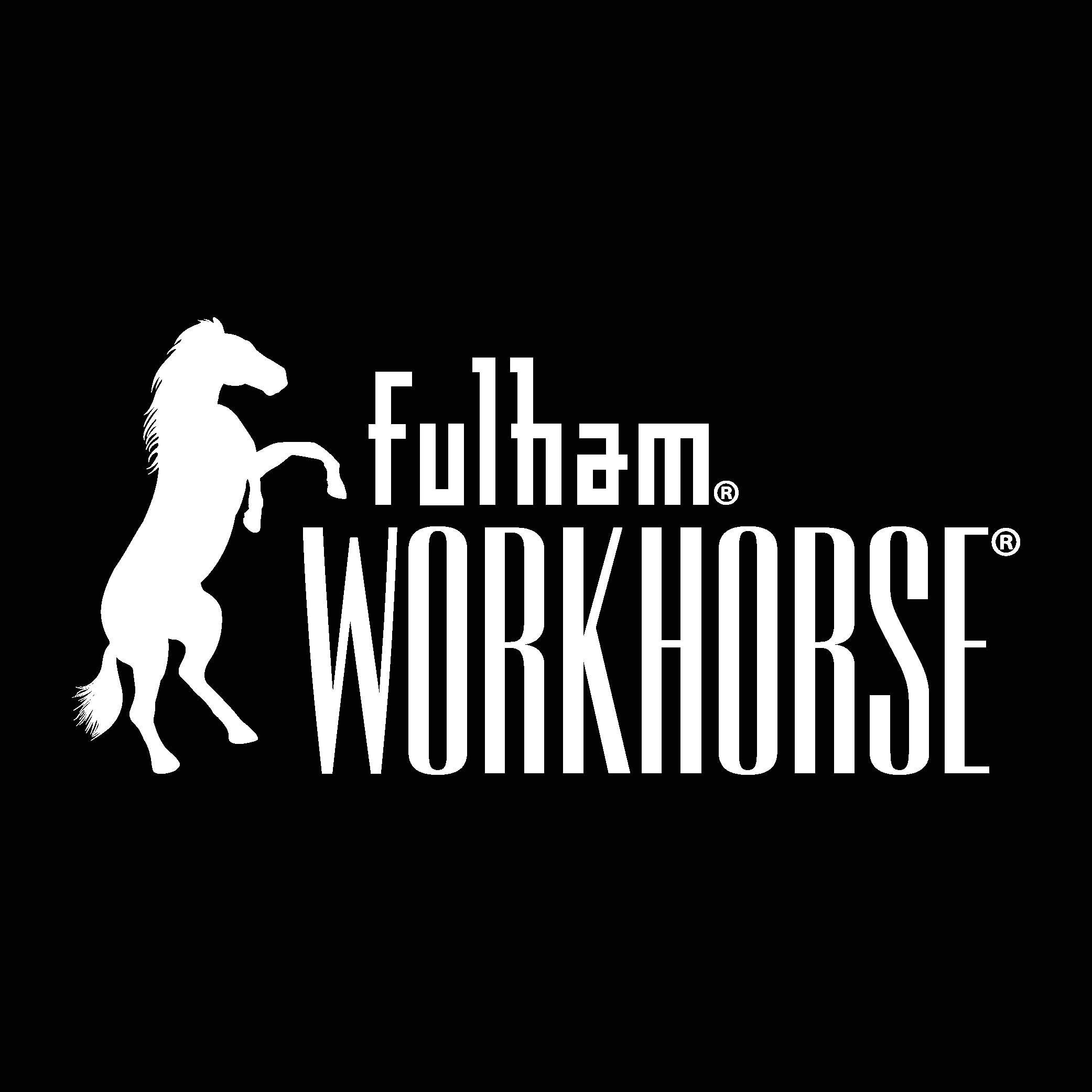Fulham® WorkHorse® white logo in PNG SVG Vector format - Free Download