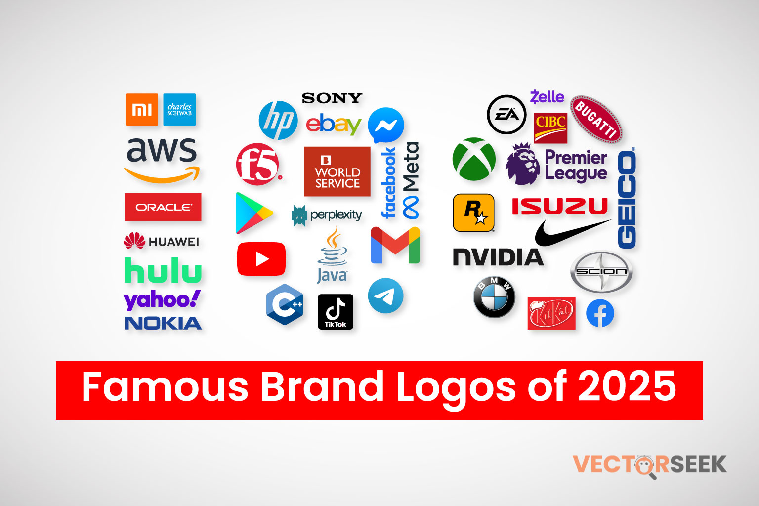 Looking for the most famous brand logos in 2025 ? You’re in the right place.