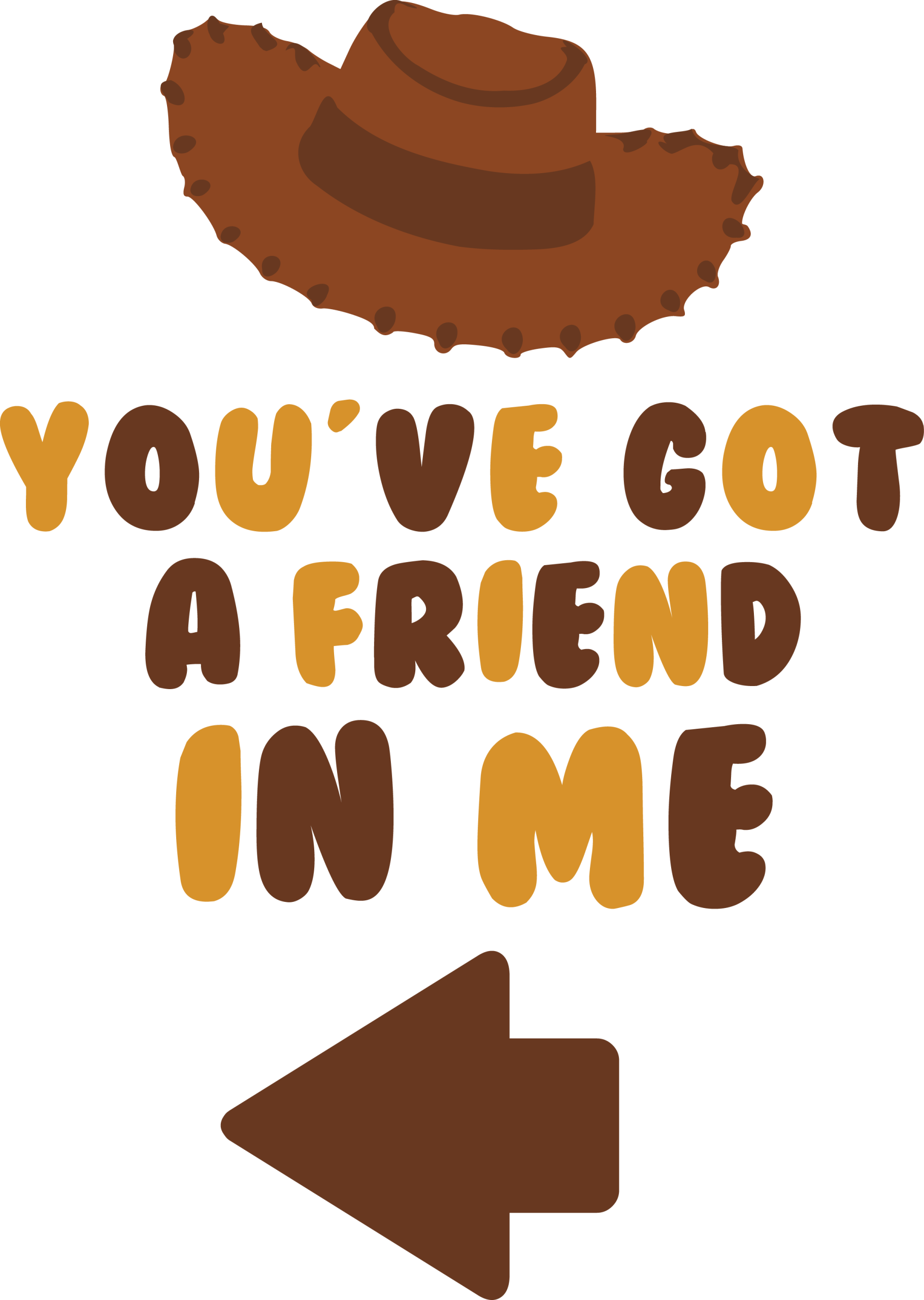 TOY STORY 2 You’ve Got a Friend in Me Logo PNG, SVG, AI Vector – Free ...