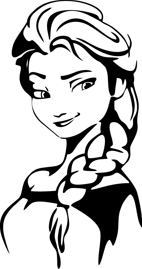 Frozen Elsa Sketch Logo PNG, SVG, AI Vector – Free Download