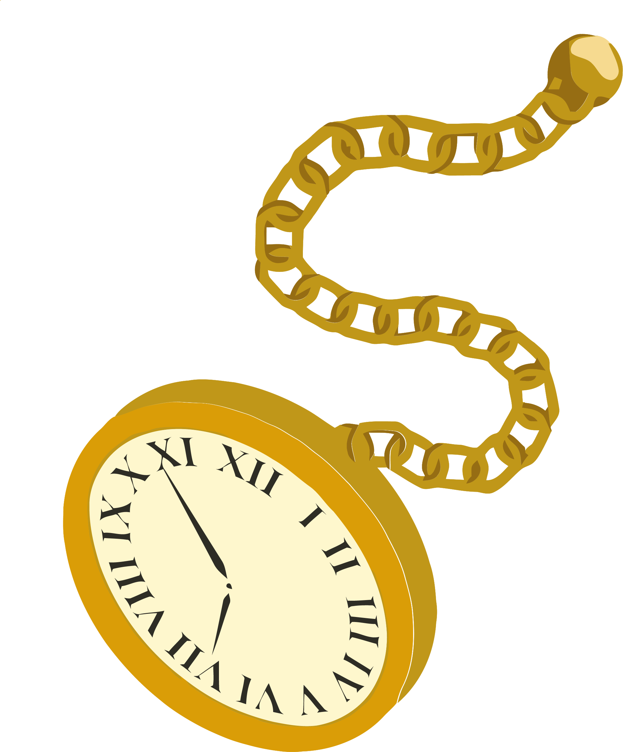 Alice In Wondernand gold pocket watch 2 Logo PNG, SVG, AI Vector – Free ...