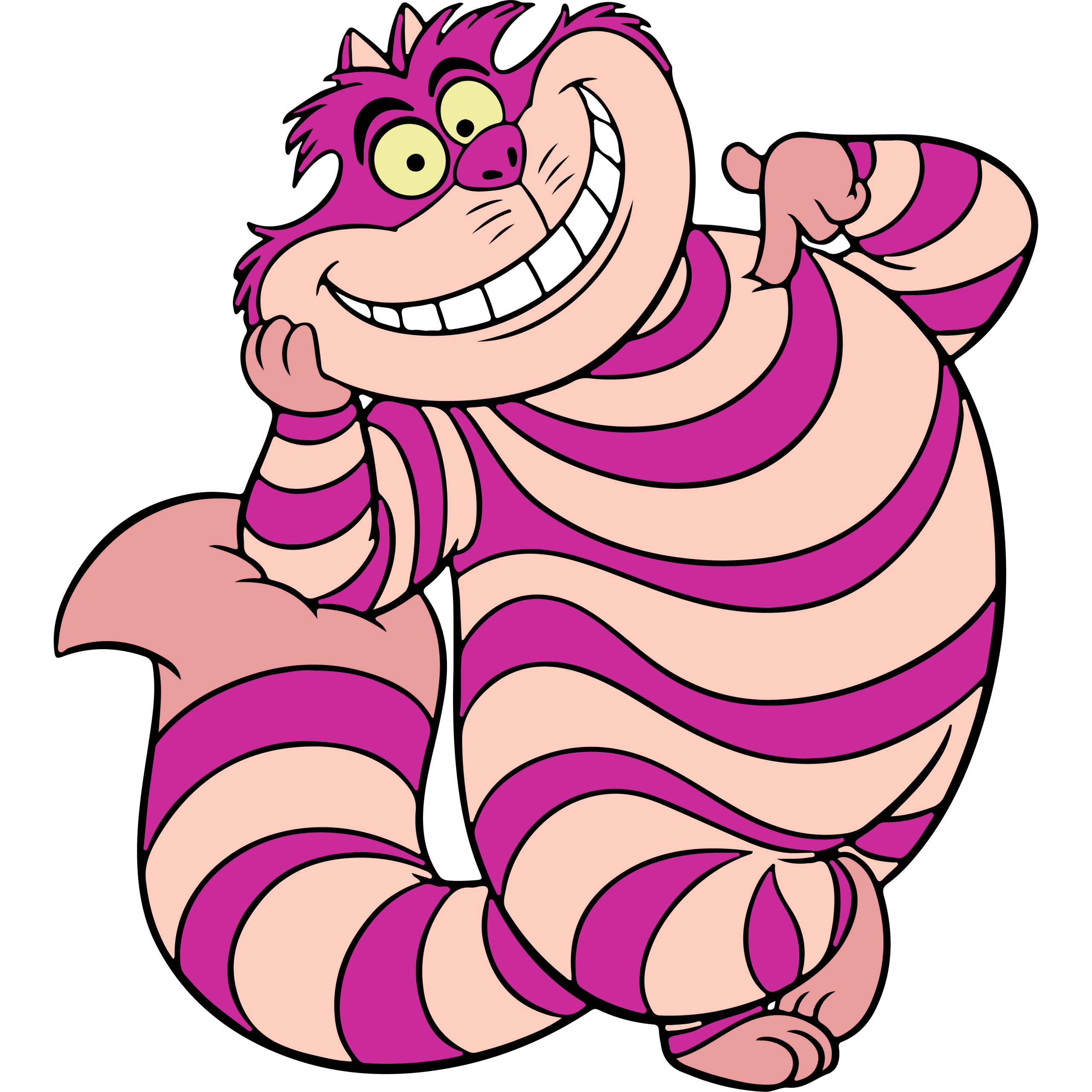 Alice in Wonderland Cheshire Cat 15 Logo PNG, SVG, AI Vector – Free ...
