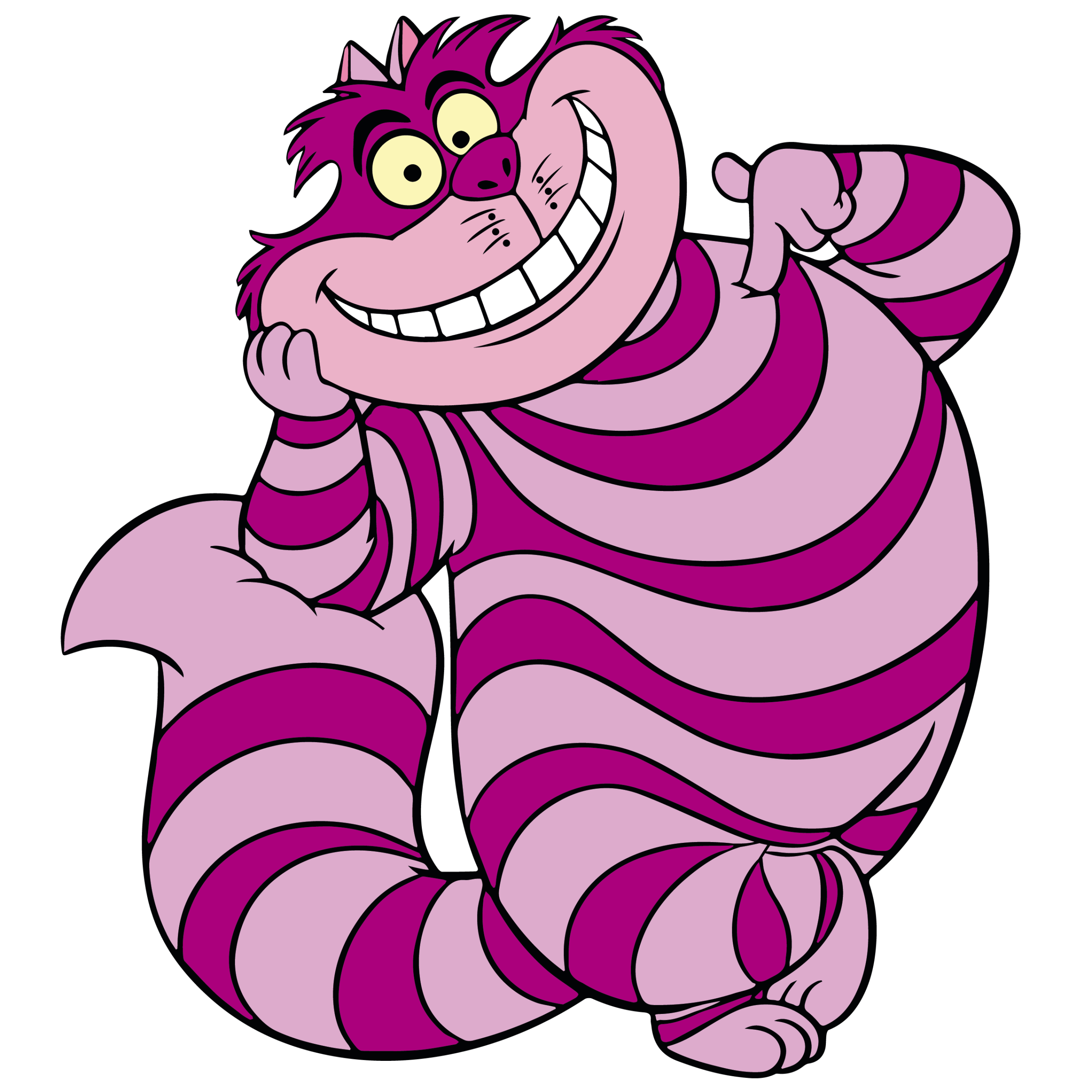 Alice in wonderland Cheshire Cat Dancing Logo PNG, SVG, AI Vector ...