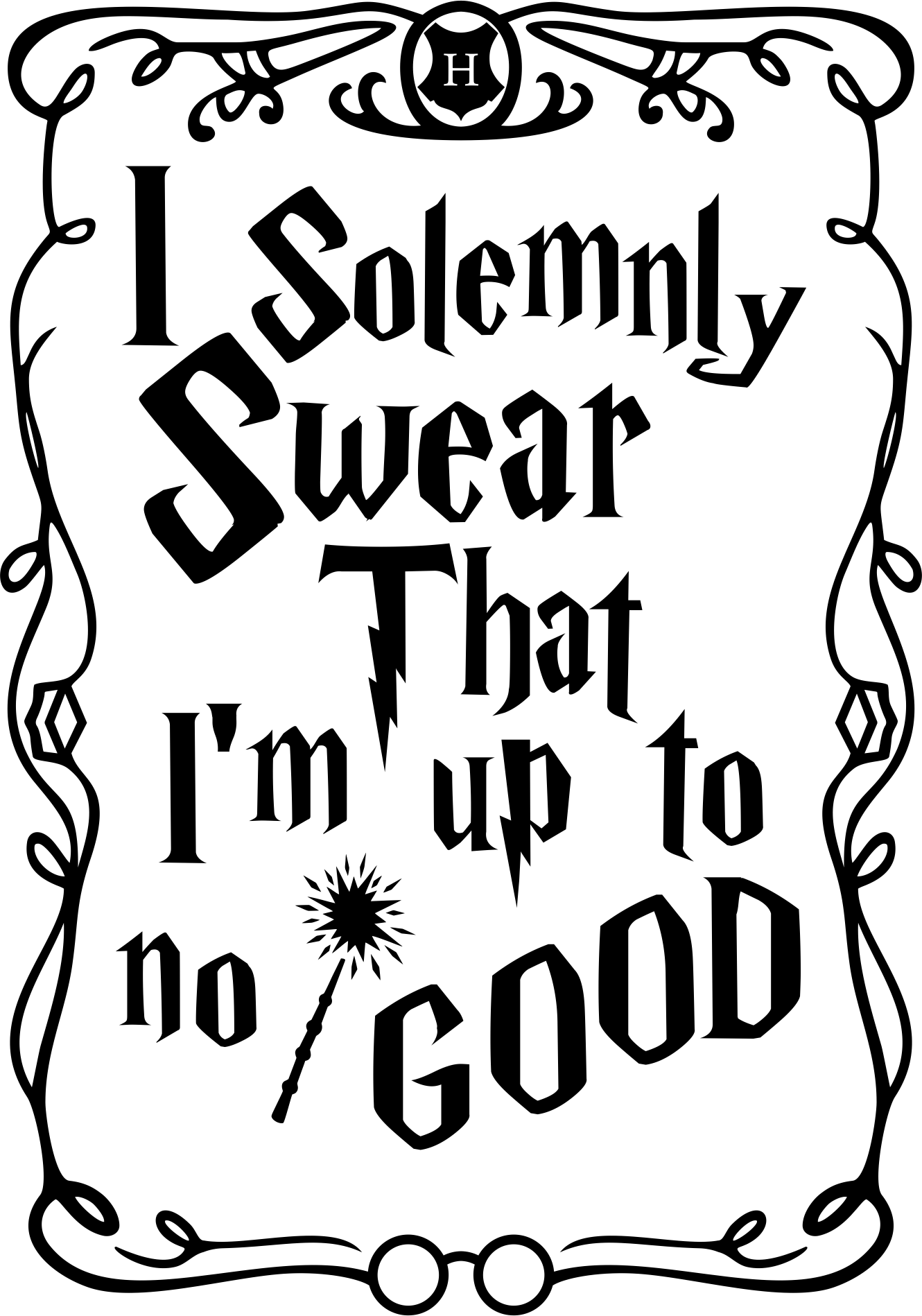 Harry Potter Quotes 2 Template Logo PNG, SVG, AI Vector – Free Download