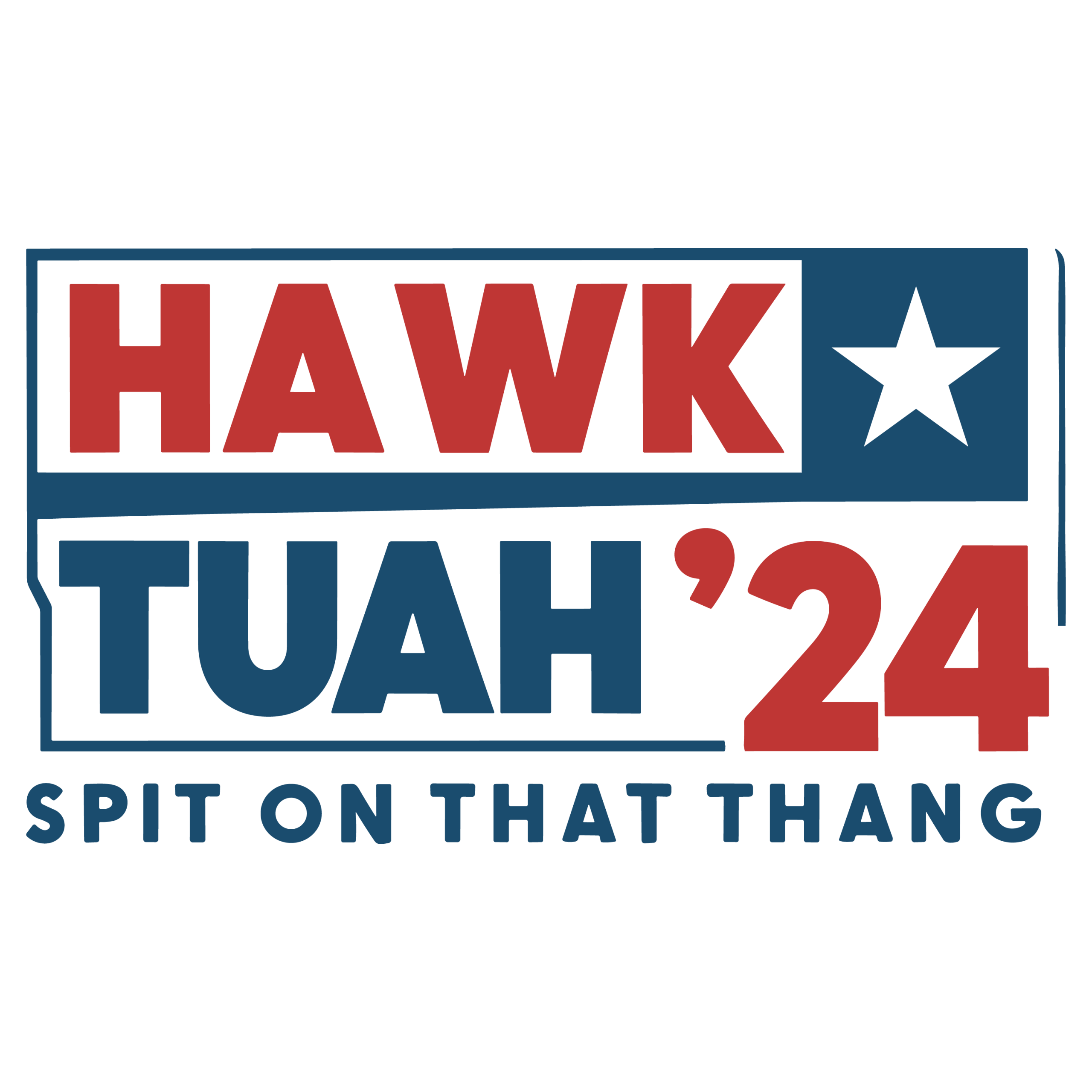 Hawk Tuah Spit On That Thang Template Logo PNG (Transparent) SVG AI ...