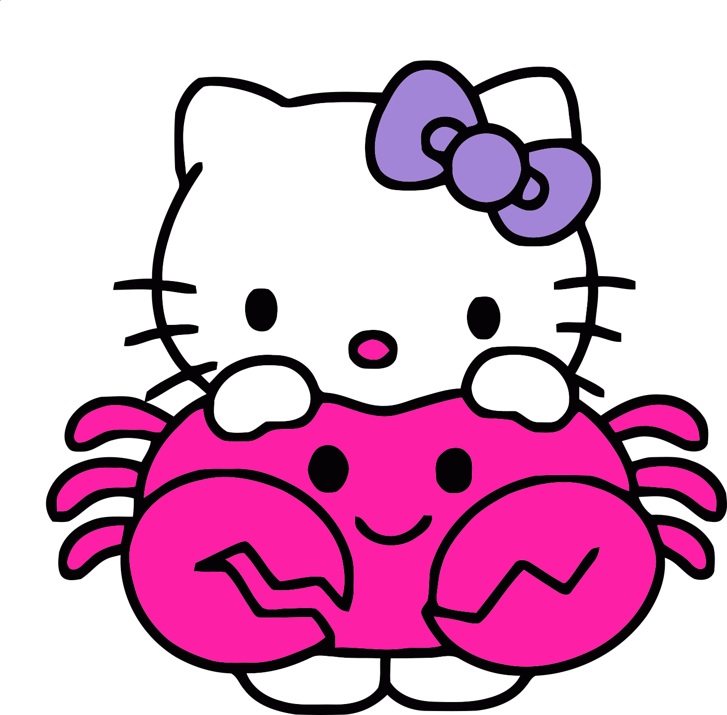 Hello Kitty Cancer Logo PNG, SVG, AI Vector – Free Download