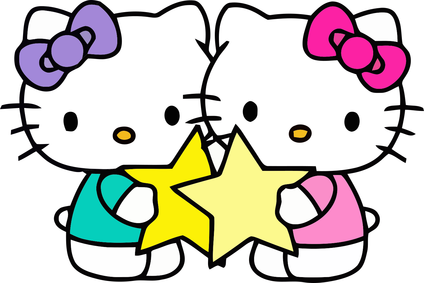 Hello Kitty Gemini Logo PNG, SVG, AI Vector – Free Download