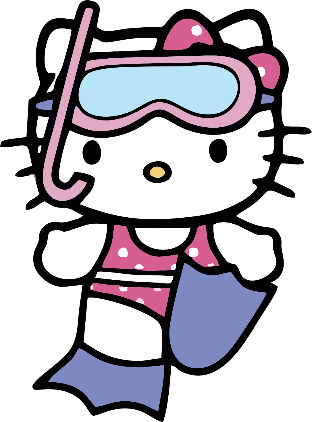 Hello Kitty Kawaii 3 Logo PNG, SVG, AI Vector – Free Download