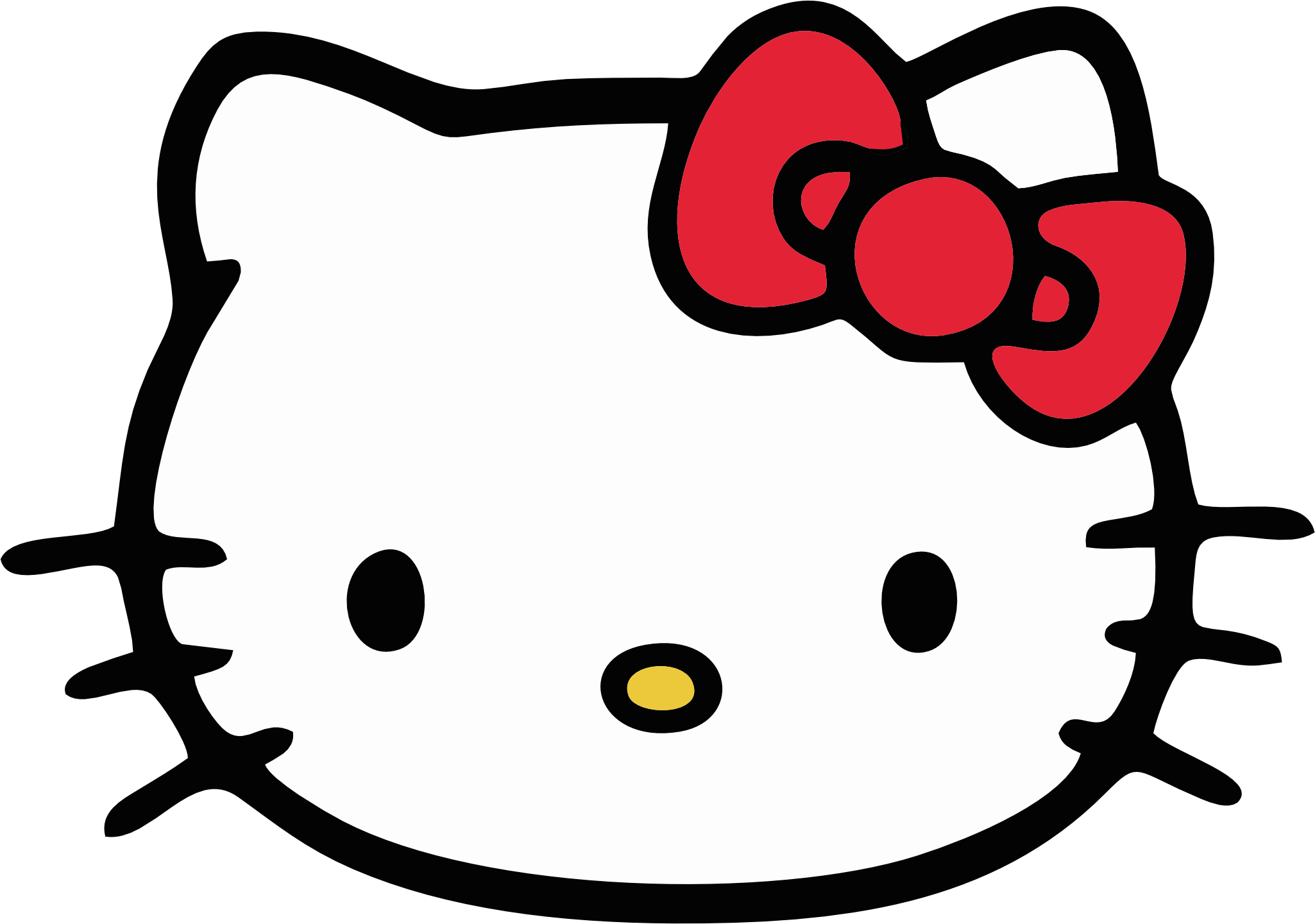 Hello Kitty Face 2 Logo PNG, SVG, AI Vector – Free Download