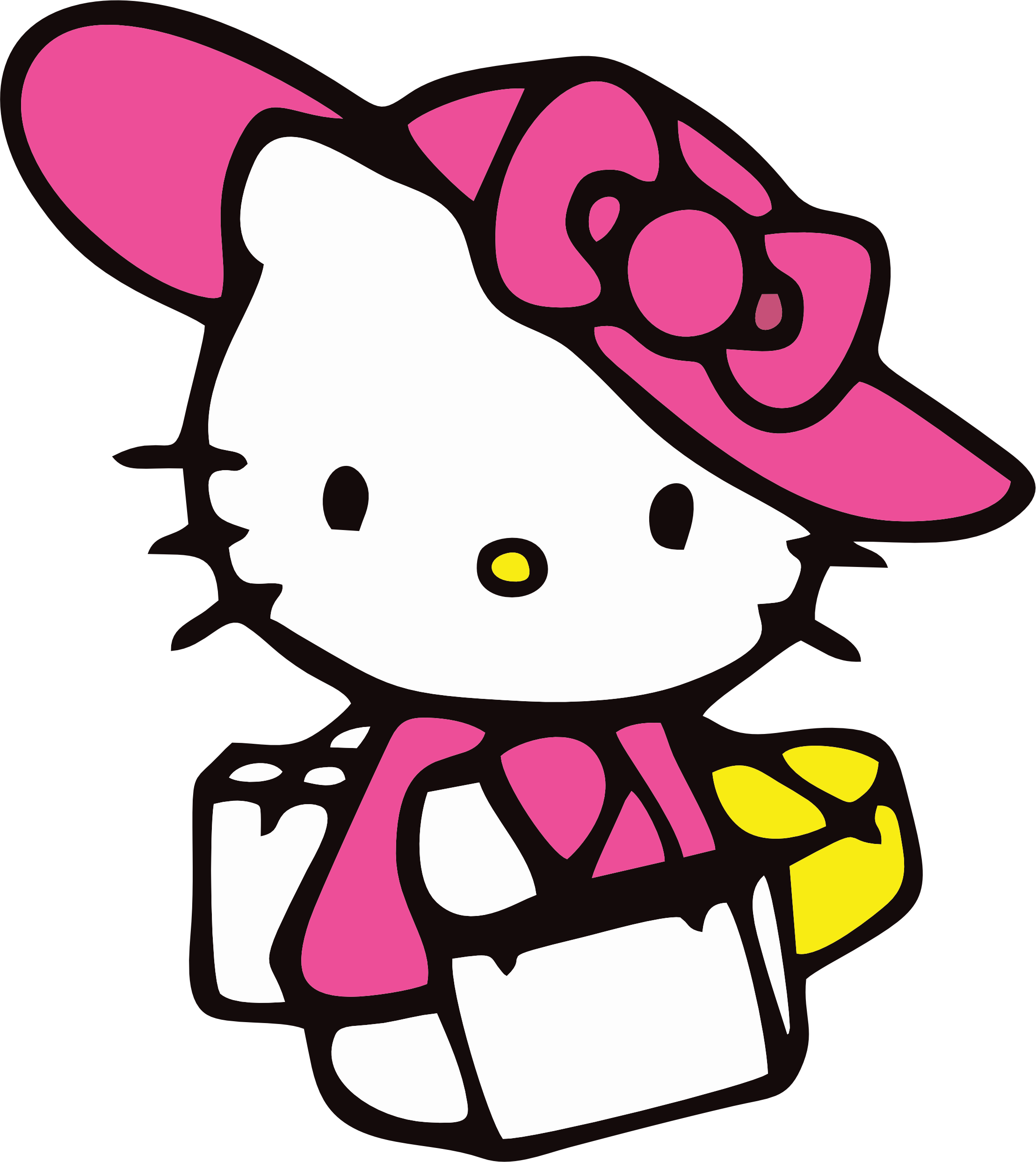 Hello Kitty’s shopping Logo PNG, SVG, AI Vector – Free Download