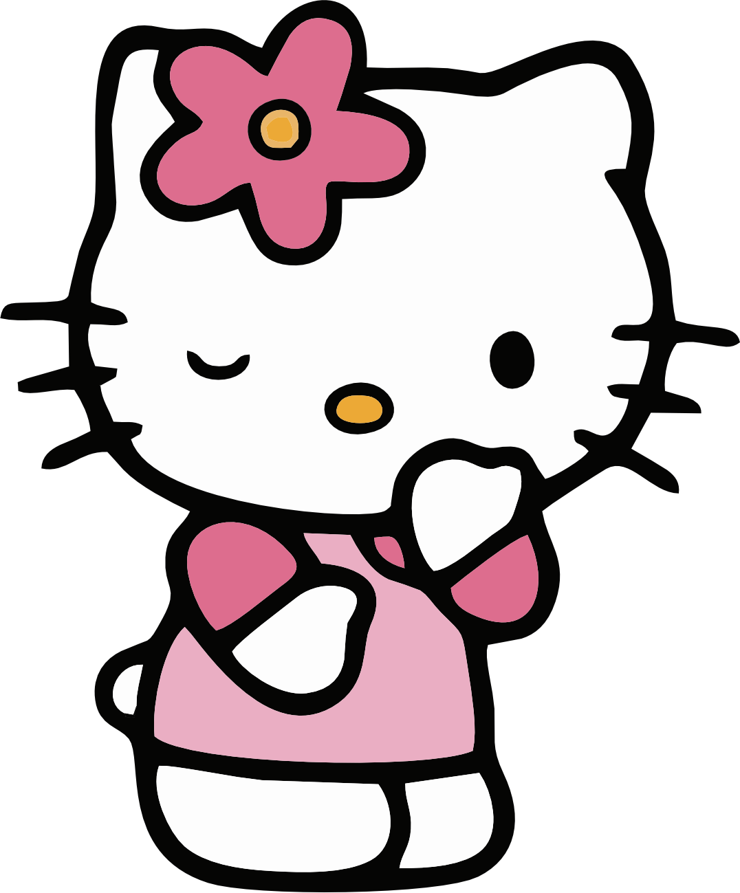 Hello Kitty Kawaii 5 Logo PNG, SVG, AI Vector – Free Download