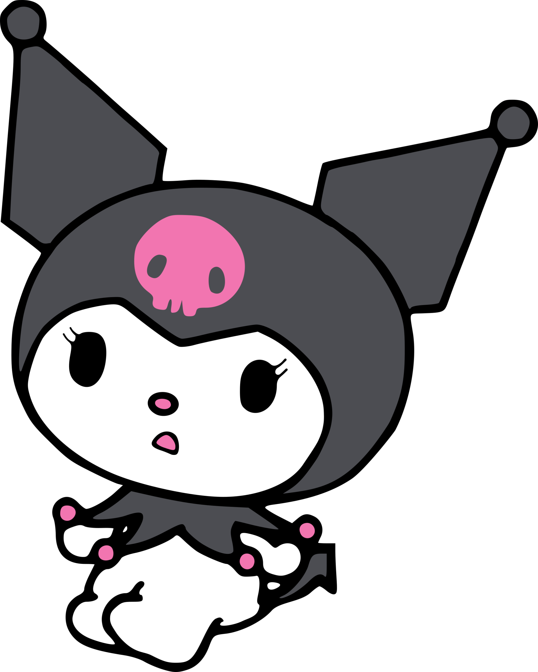Hello Kitty Kuromi Template 2 Logo PNG, SVG, AI Vector – Free Download