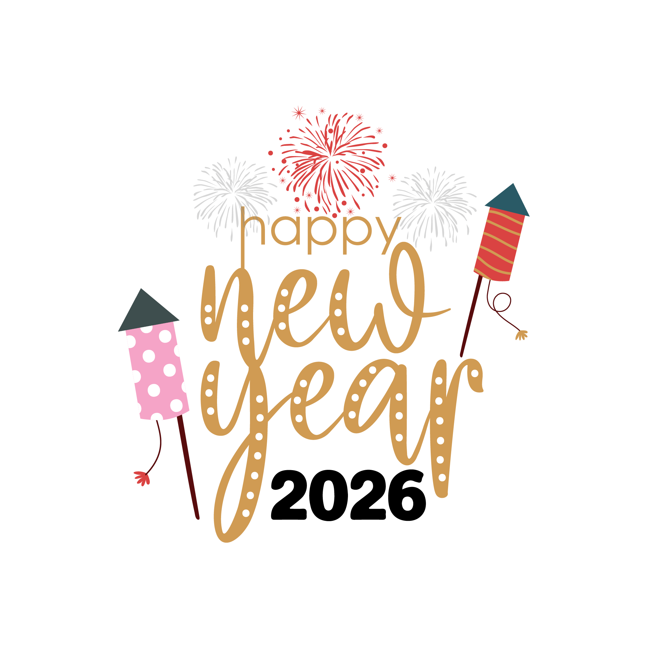 Happy New Year 2026 Template 11 Logo PNG, SVG, AI Vector – Free Download