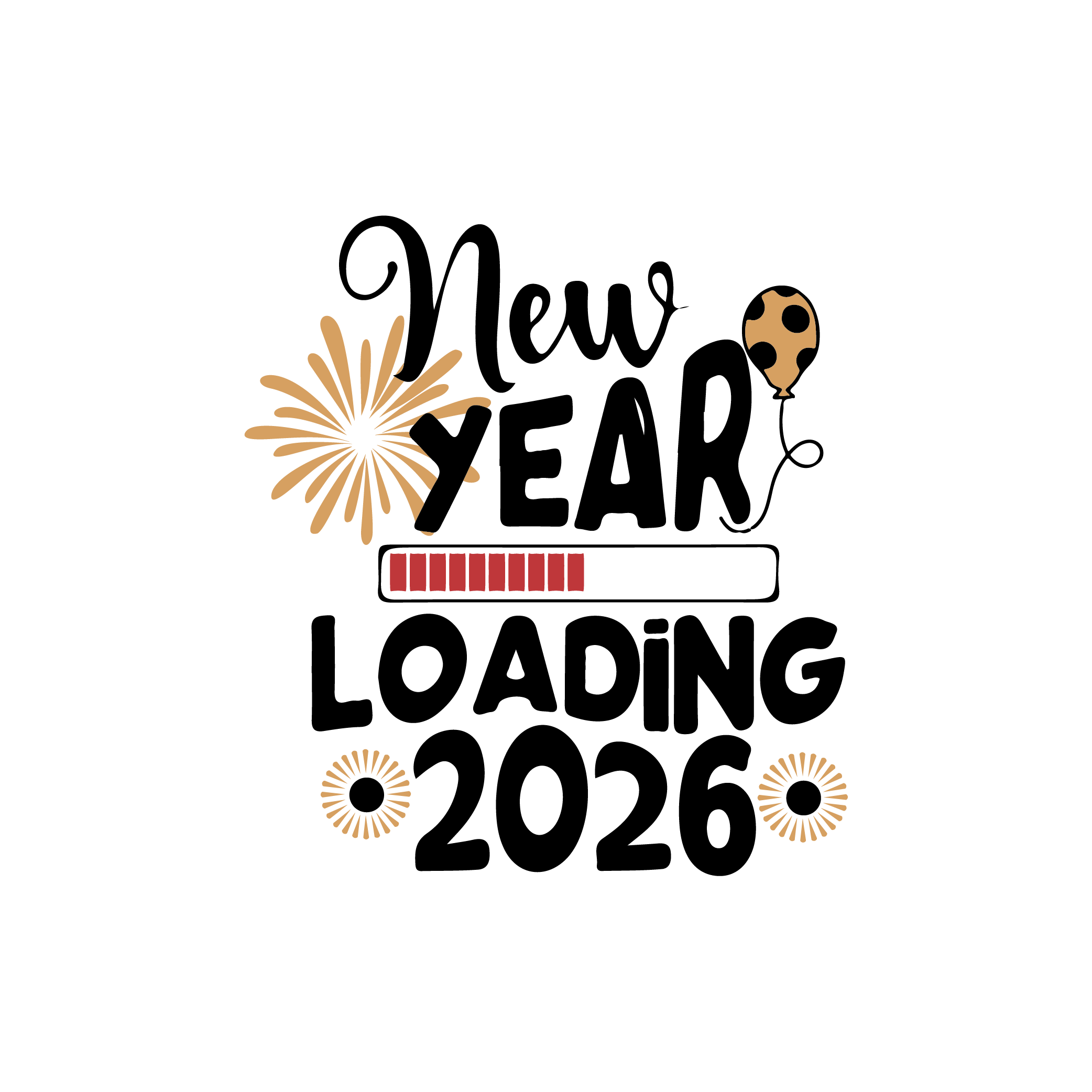 New Year Loading 2026 Template Logo PNG, SVG, AI Vector – Free Download