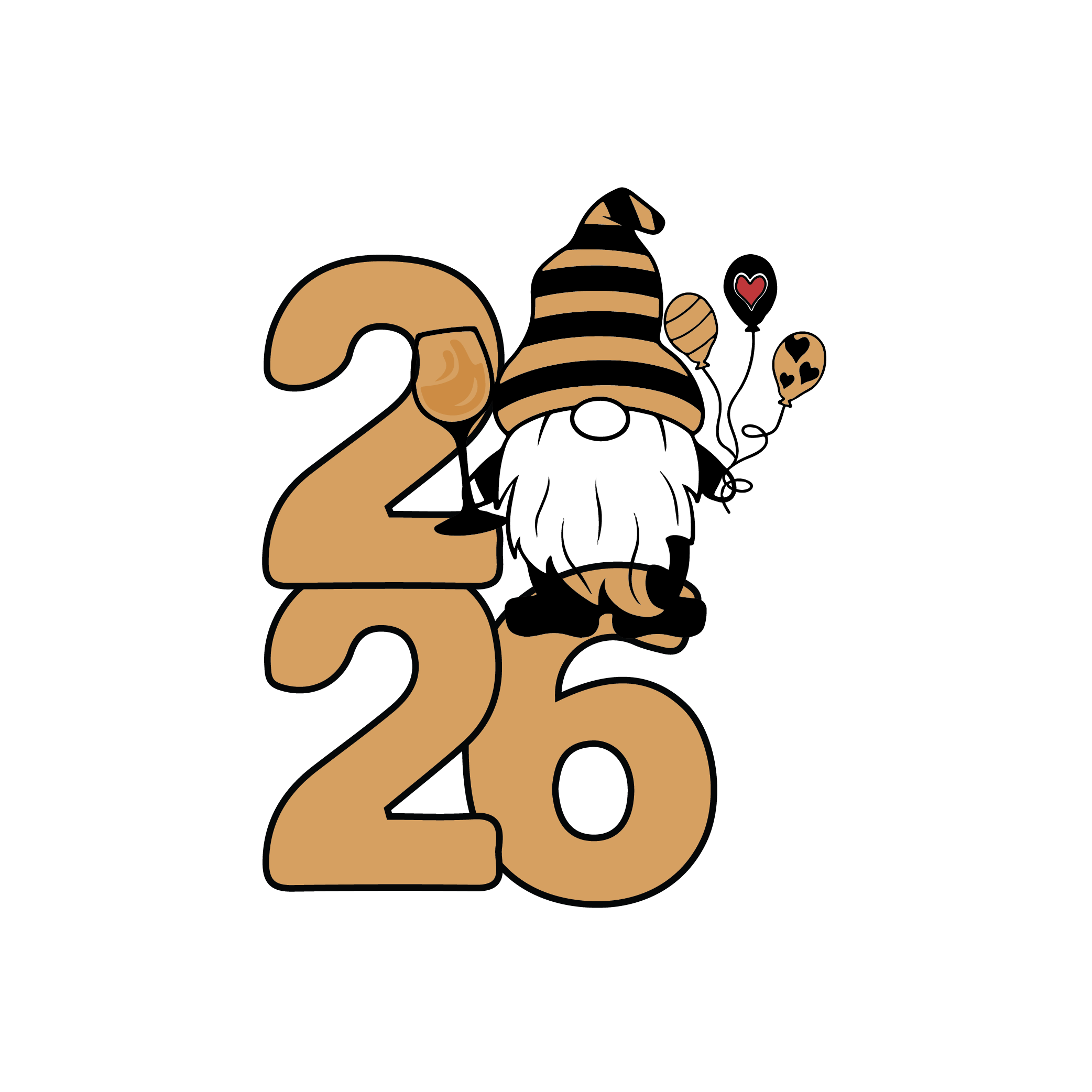 Gnomes 2026 Template 2 Logo PNG, SVG, AI Vector – Free Download