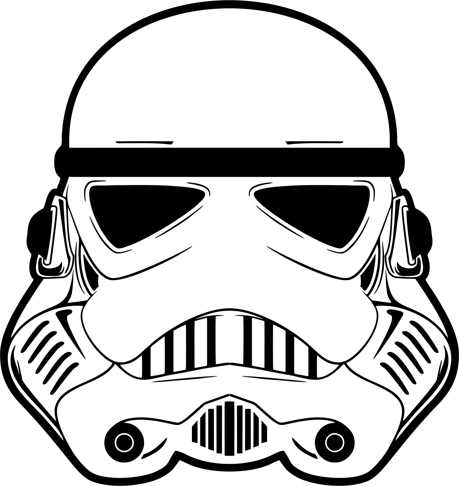 Starwars Sand Trooper Template 2 Logo PNG, SVG, AI Vector – Free Download