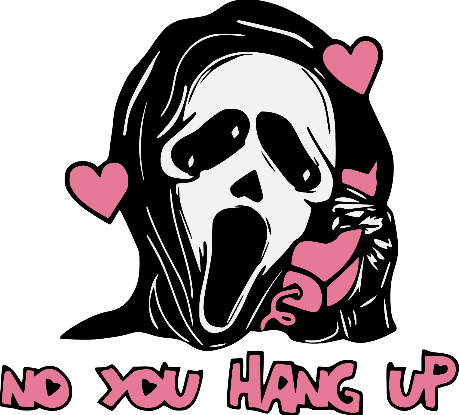 Scream Franchise No You Hang Up Logo PNG, SVG, AI Vector – Free Download